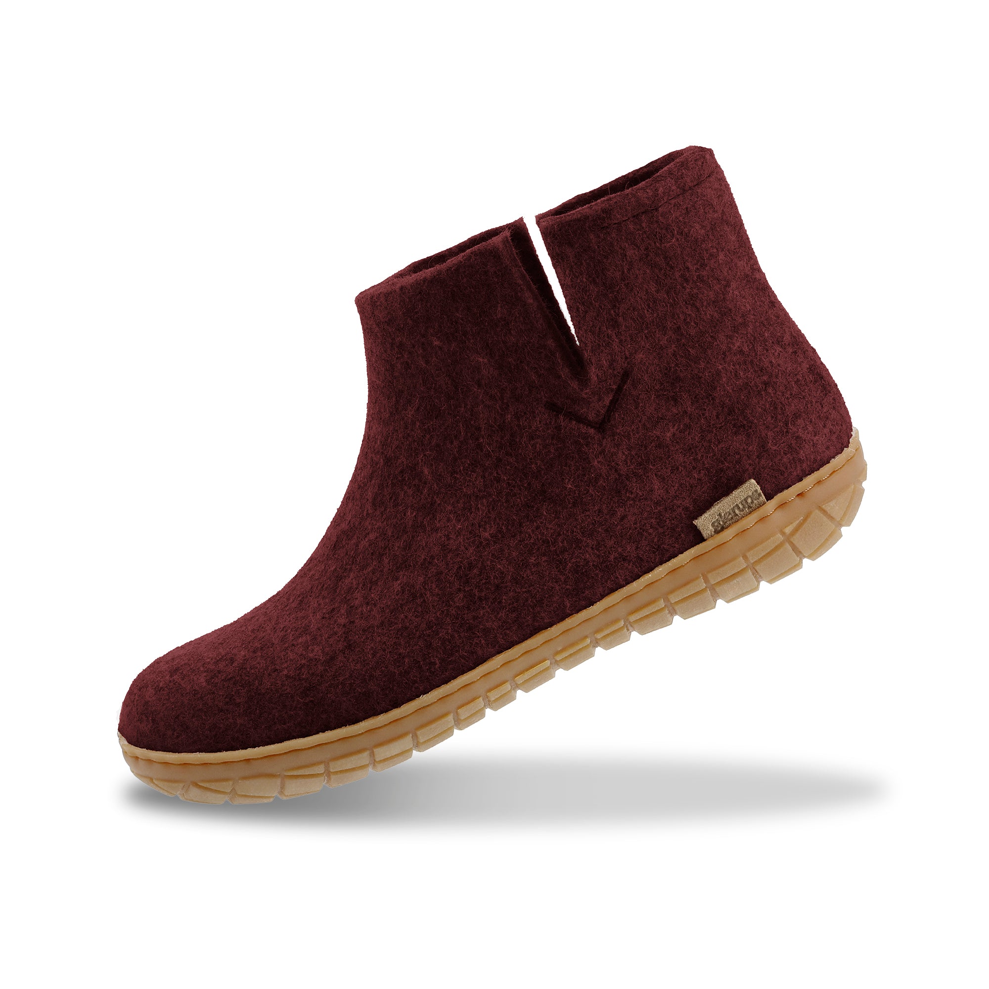 Boot with natural rubber sole - honey - Beet – glerups.co.uk