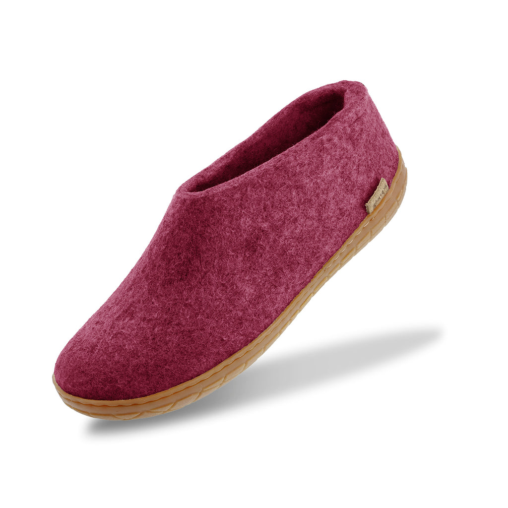 Shoe with natural rubber sole - honey - Cranberry – glerups.co.uk