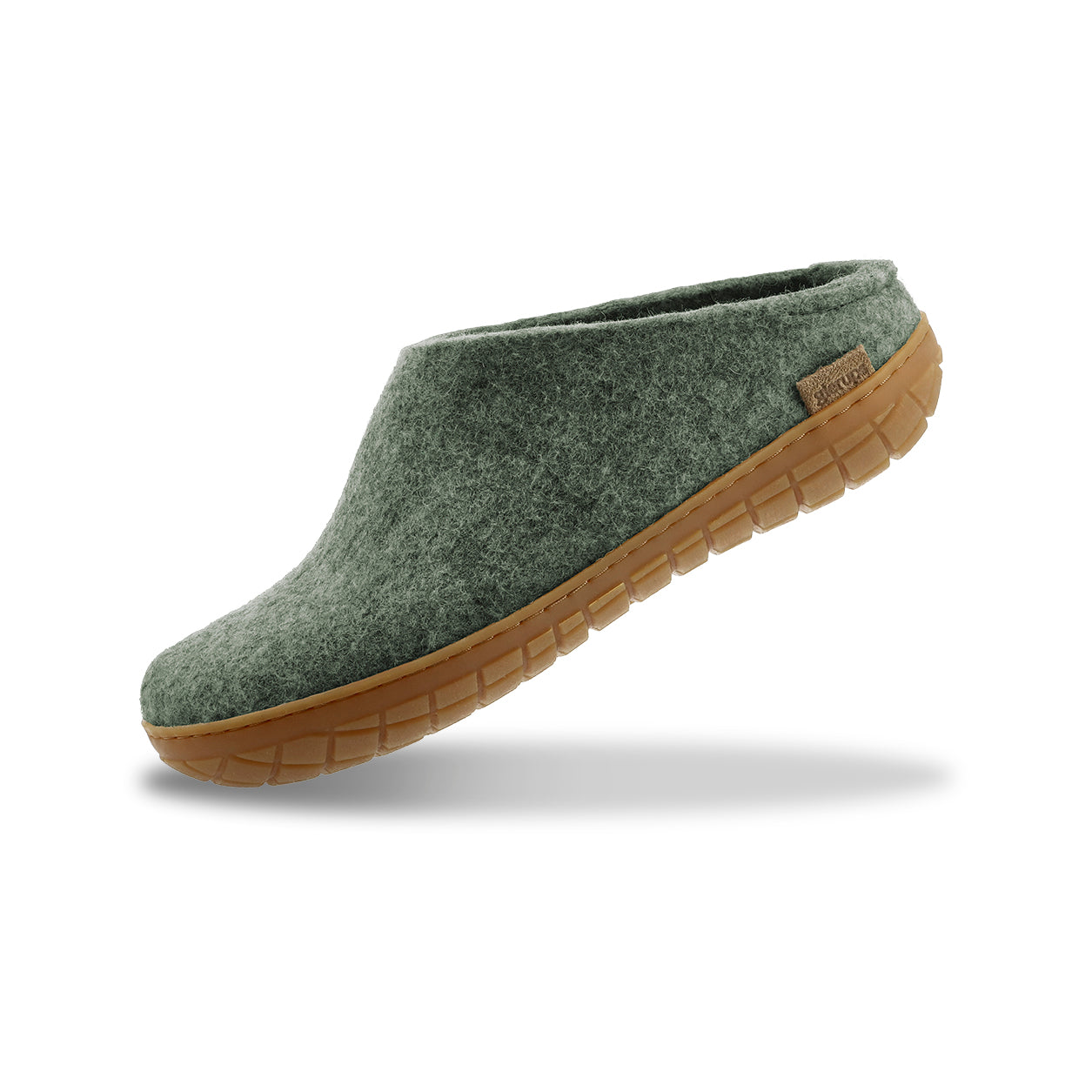 Slip-on with natural rubber sole - honey - Moss – glerups.co.uk