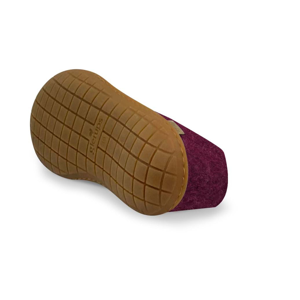 Shoe with natural rubber sole - honey - Cranberry – glerups.co.uk